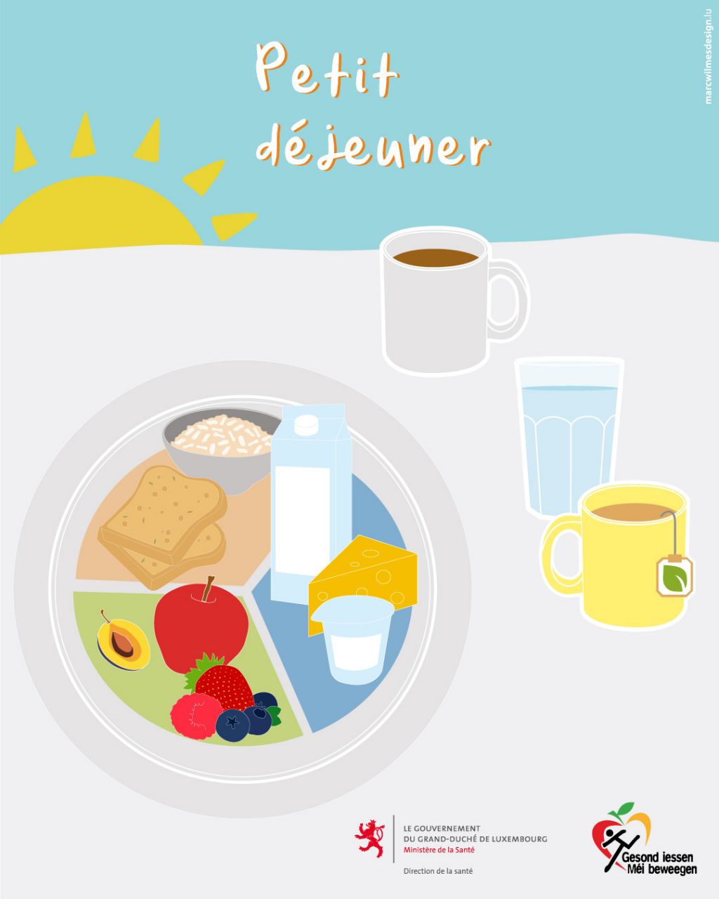 Le petit déjeuner — Gesond iessen - Méi bewegen // Luxembourg